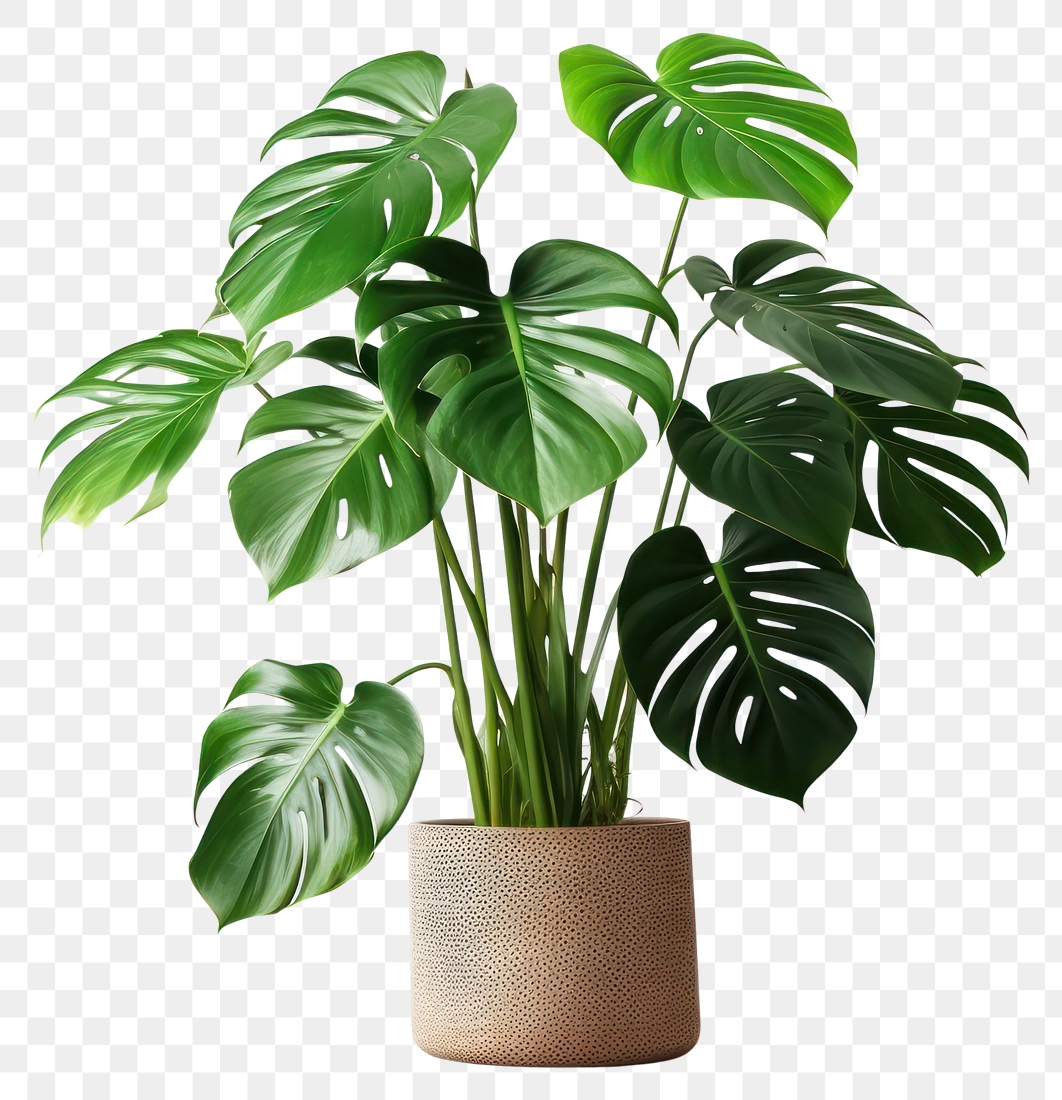 PNG Monstera deliciosa tree pots | Premium PNG - rawpixel
