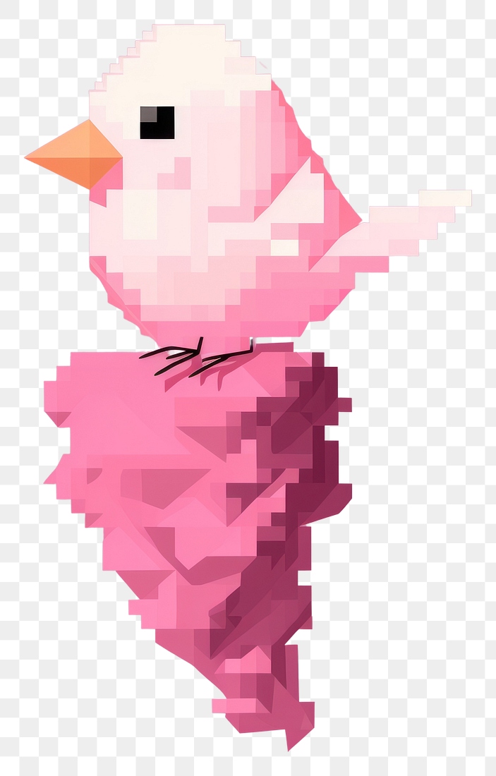 PNG Bird creativity pixelated cartoon | Free PNG - rawpixel