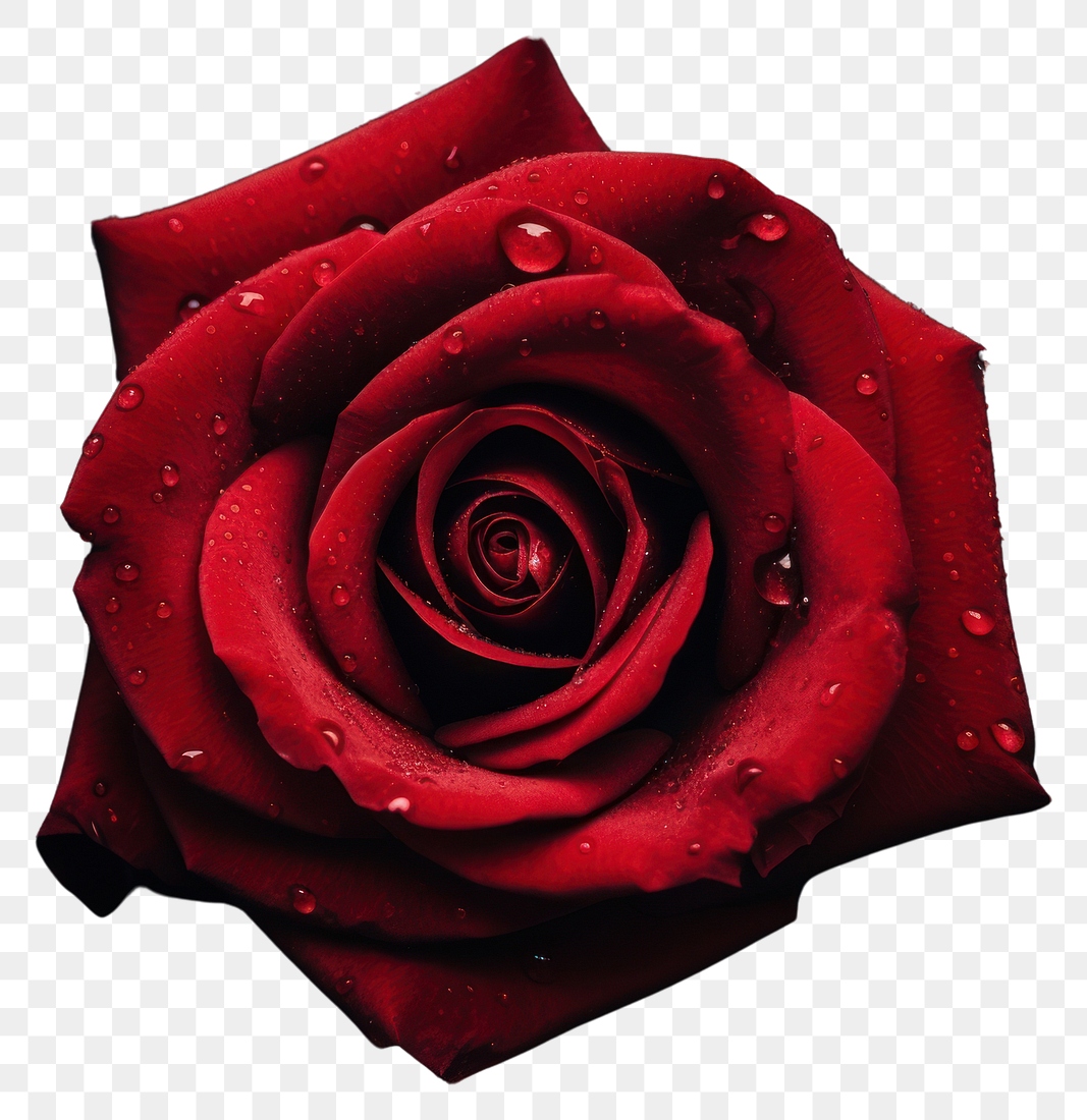 PNG Top view red rose | Free PNG - rawpixel