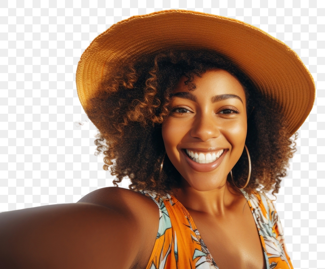 PNG Influencer portrait smiling travel | Free PNG - rawpixel