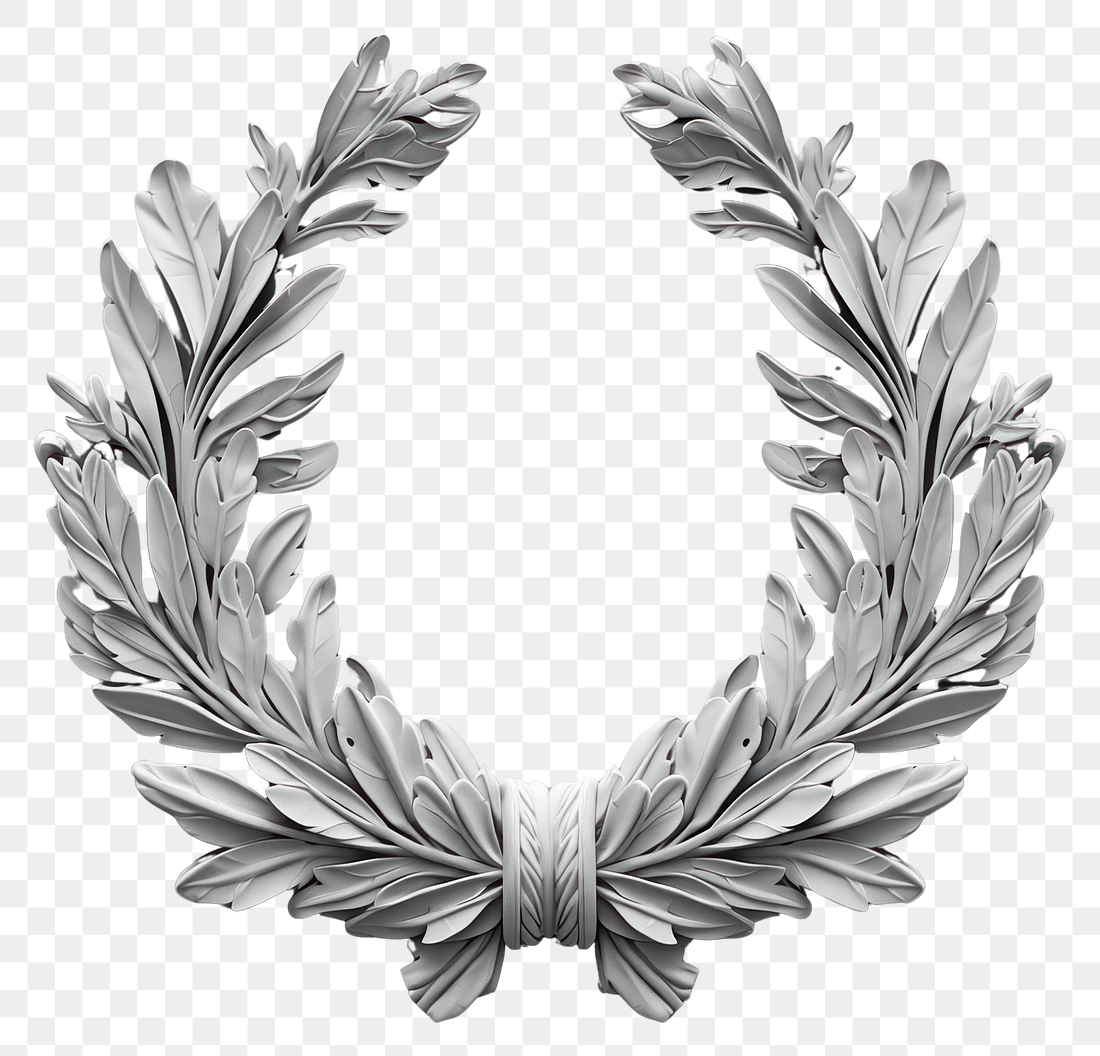 PNG Bas-relief laurel wreath sculpture | Premium PNG - rawpixel