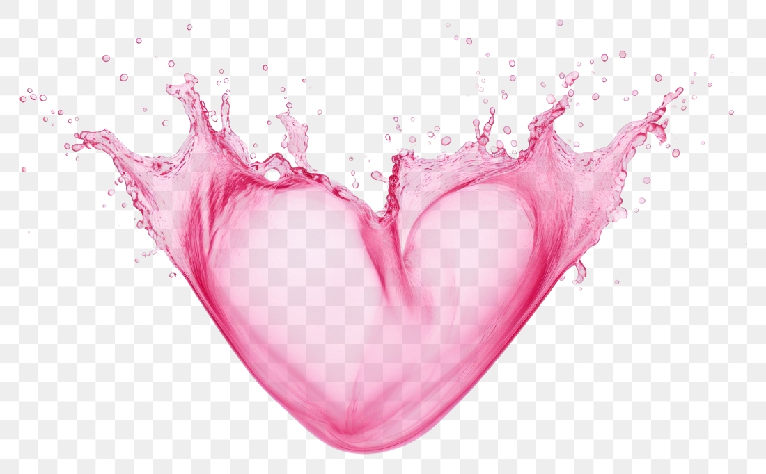 PNG Heart pink liquid splash | Free PNG - rawpixel