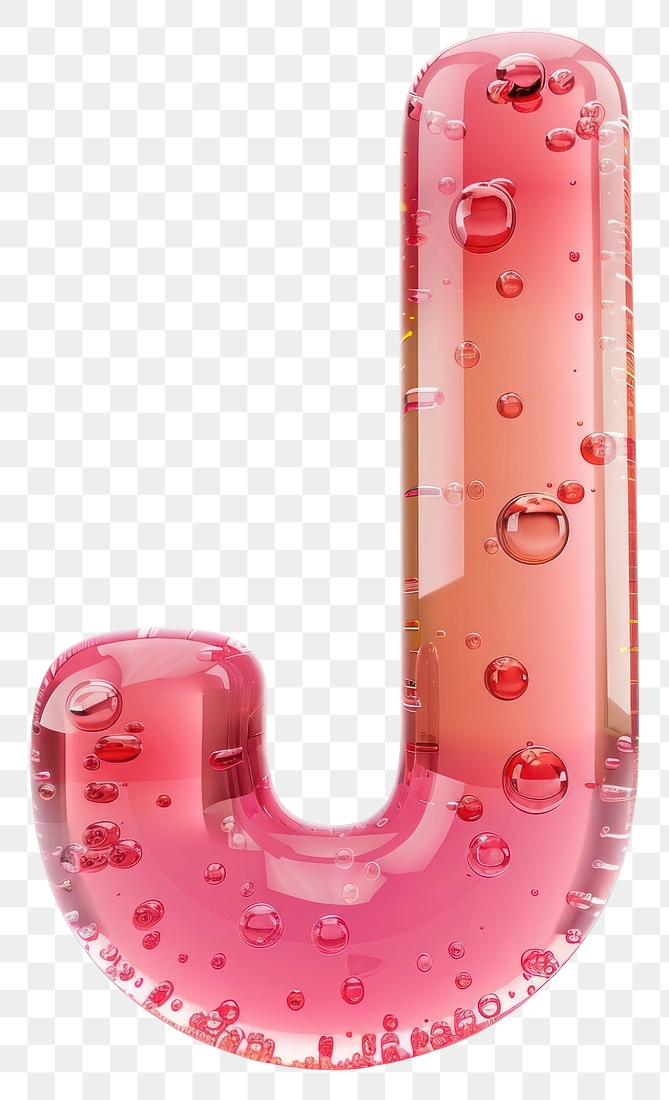 PNG Letter J number pink | Premium PNG - rawpixel