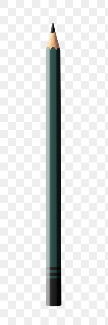 Dark green pencil png, transparent | Premium PNG - rawpixel