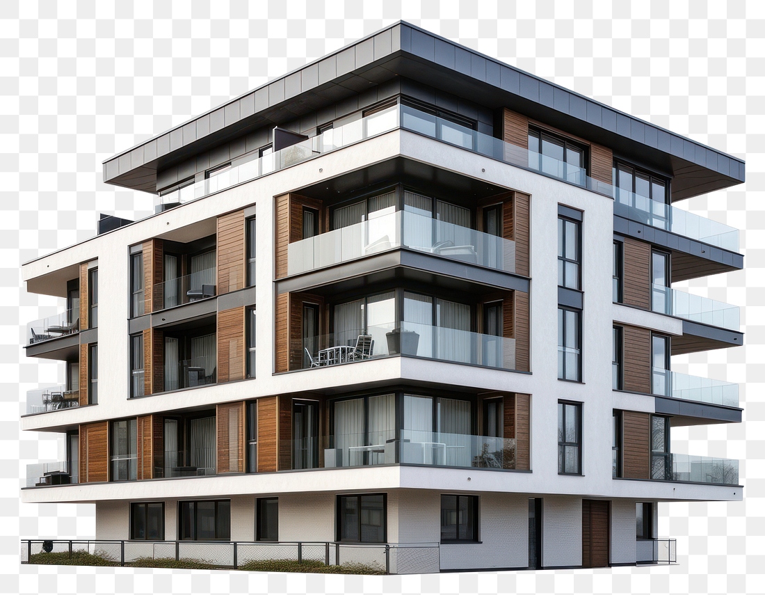 PNG Modern low rise condo | Free PNG - rawpixel