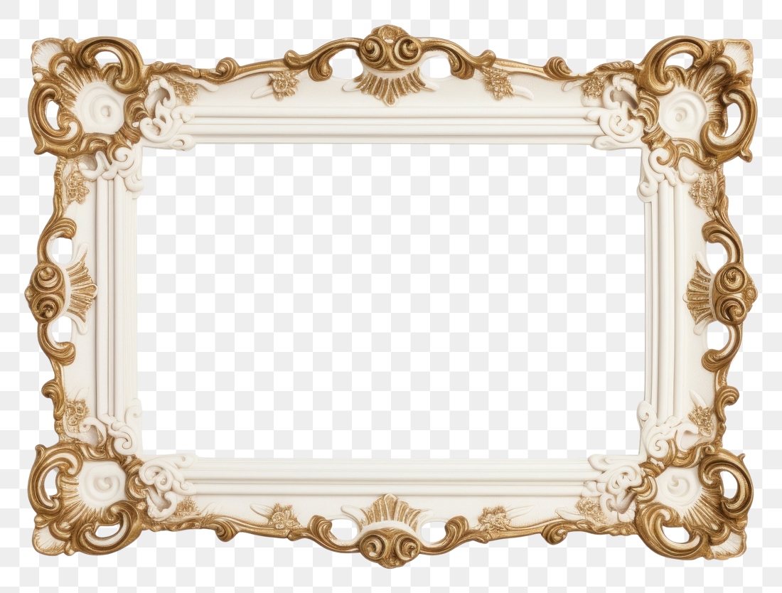 PNG Baroque frame vintage rectangle | Premium PNG - rawpixel