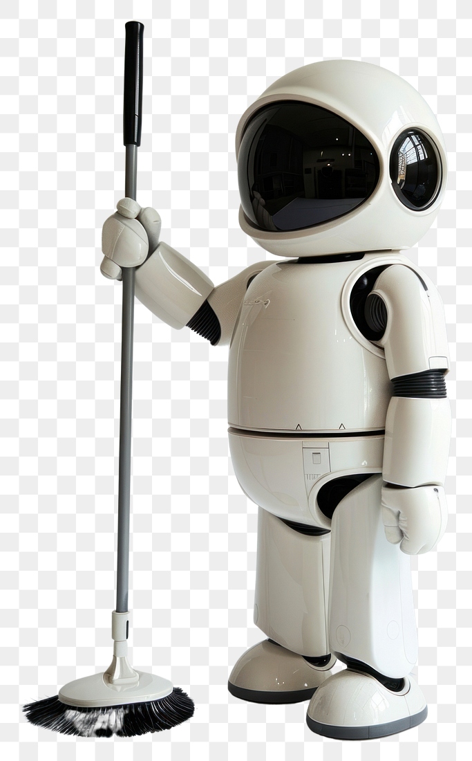 PNG Robot housekeeper representation astronaut | Free PNG - rawpixel