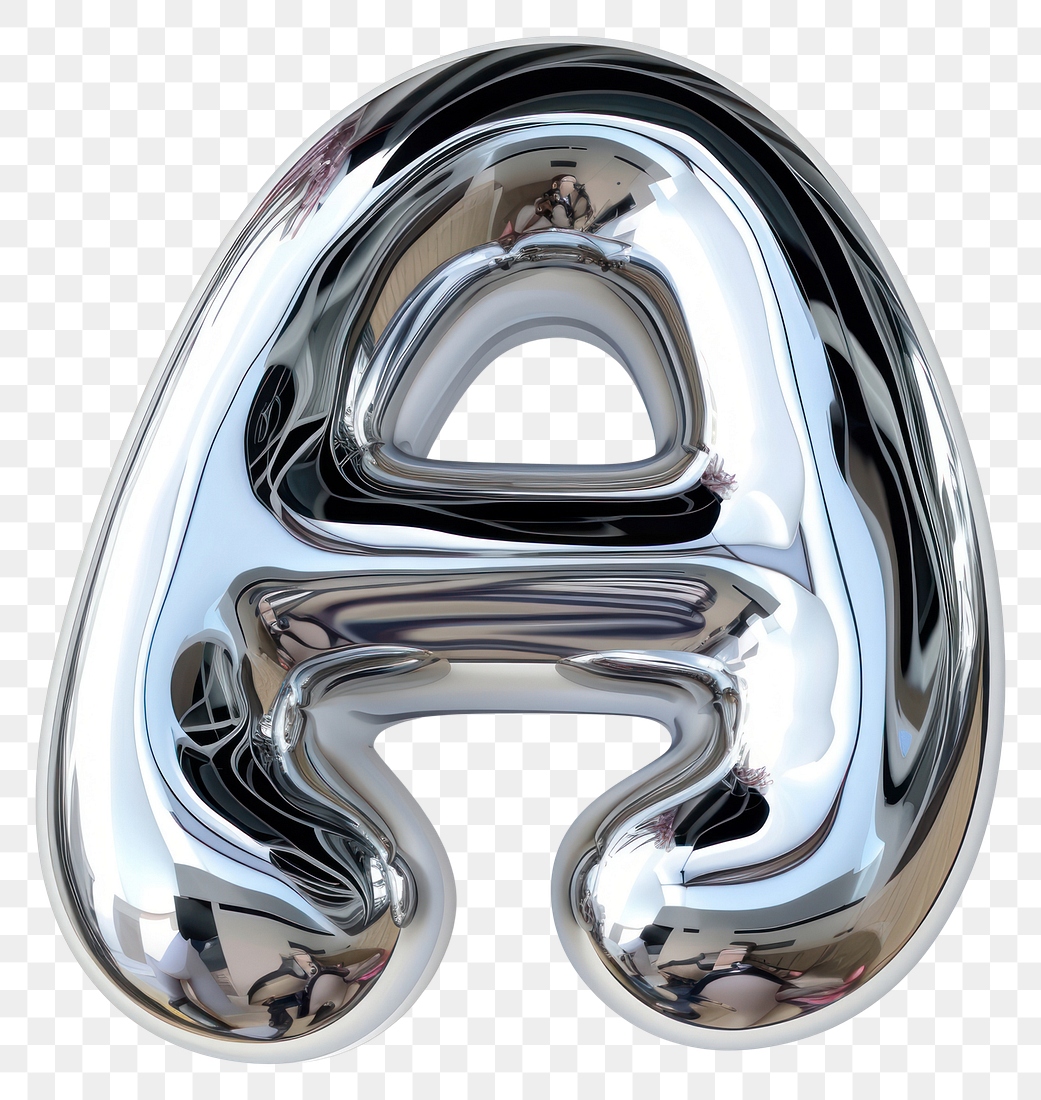 PNG Alphabet letter silver accessories | Premium PNG - rawpixel