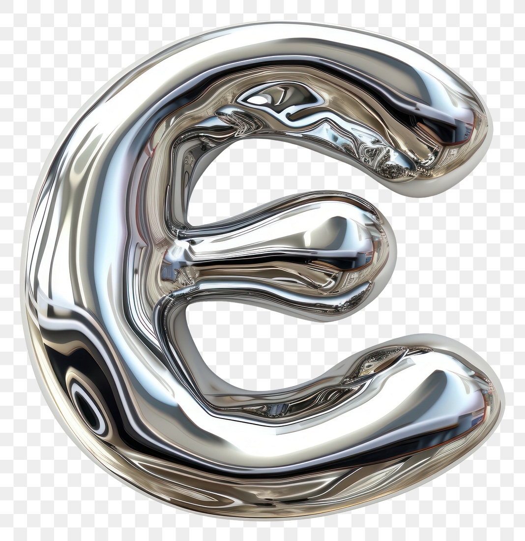 PNG Alphabet E letter silver | Premium PNG - rawpixel