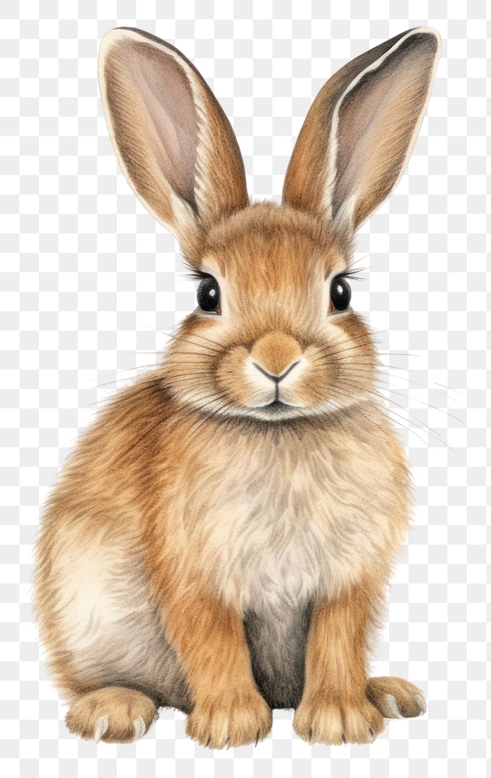 PNG Rabbit outline drawing rodent | Premium PNG - rawpixel