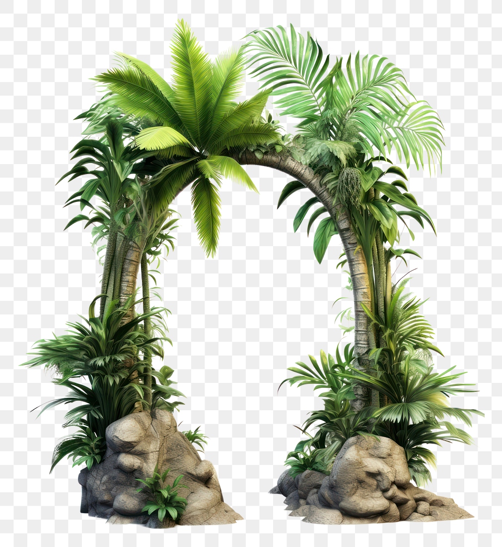 PNG Tropical Arch vegetation outdoors | Premium PNG - rawpixel