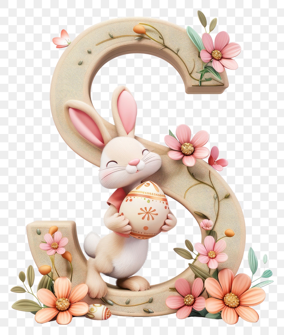 PNG Easter letter S easter | Premium PNG - rawpixel