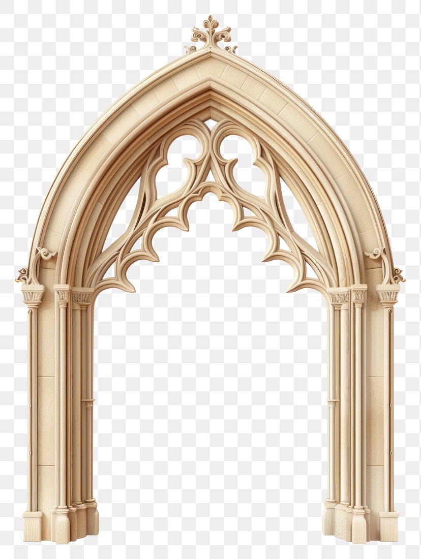 PNG Minimal gothic arch architecture | Free PNG - rawpixel