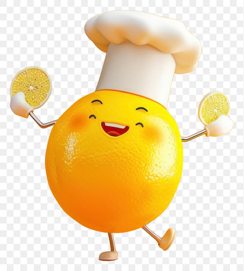 PNG Lemon chef character cartoon | Premium PNG - rawpixel