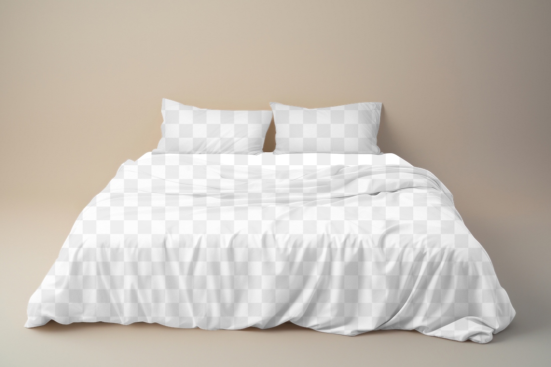 Bedding png mockup, transparent design | Premium PNG - rawpixel