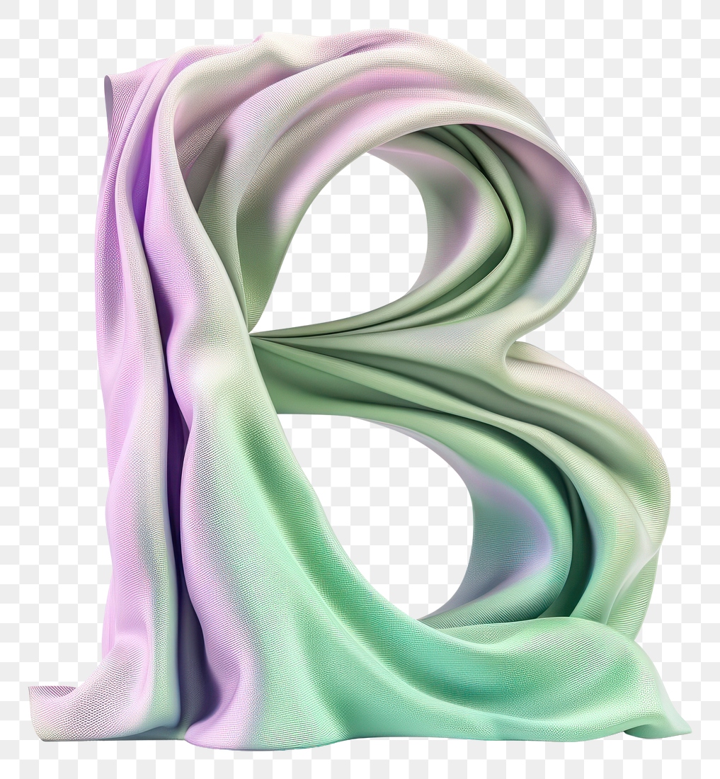 PNG Letter B purple green | Free PNG - rawpixel