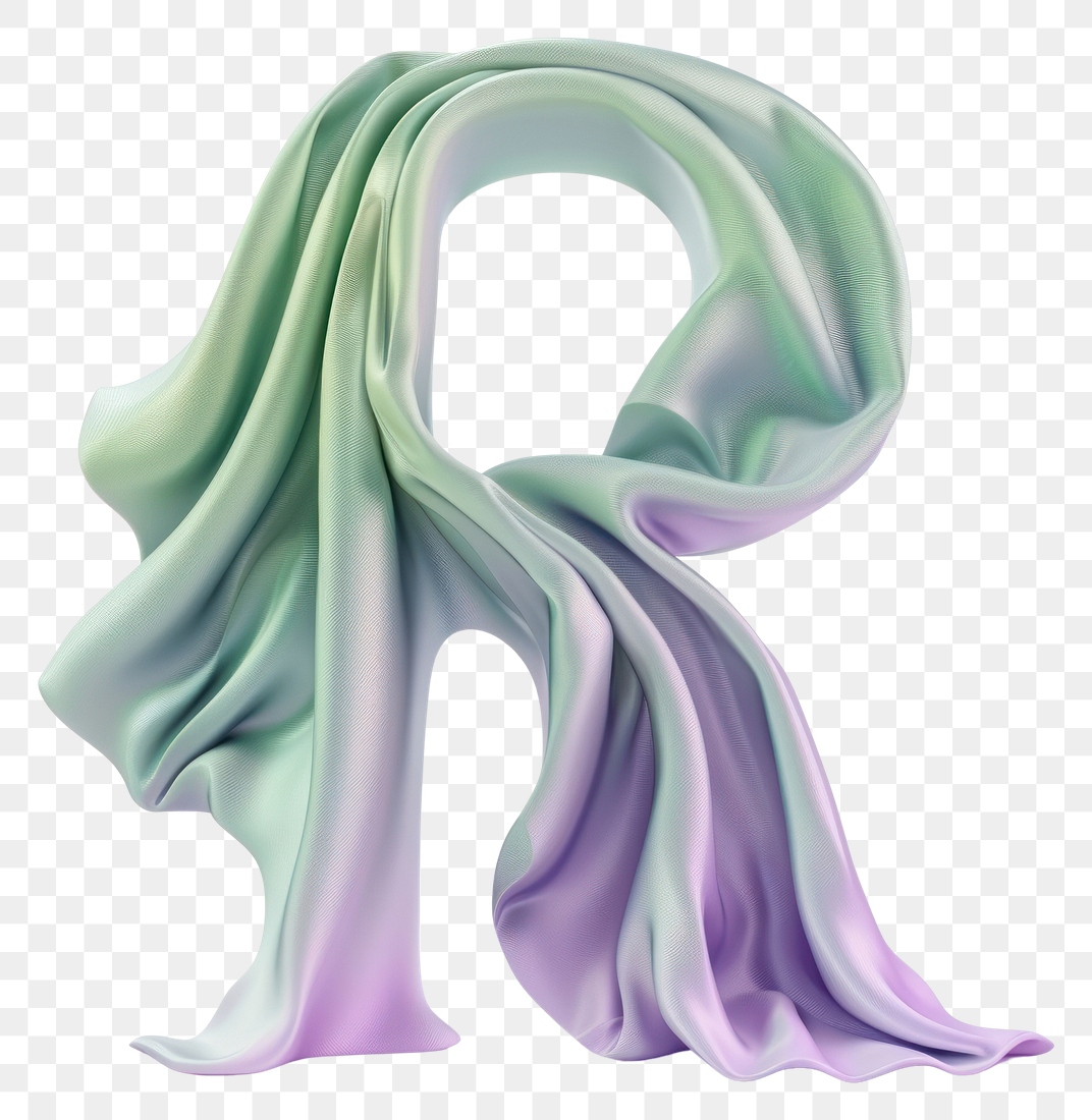 PNG Letter R purple green | Premium PNG - rawpixel