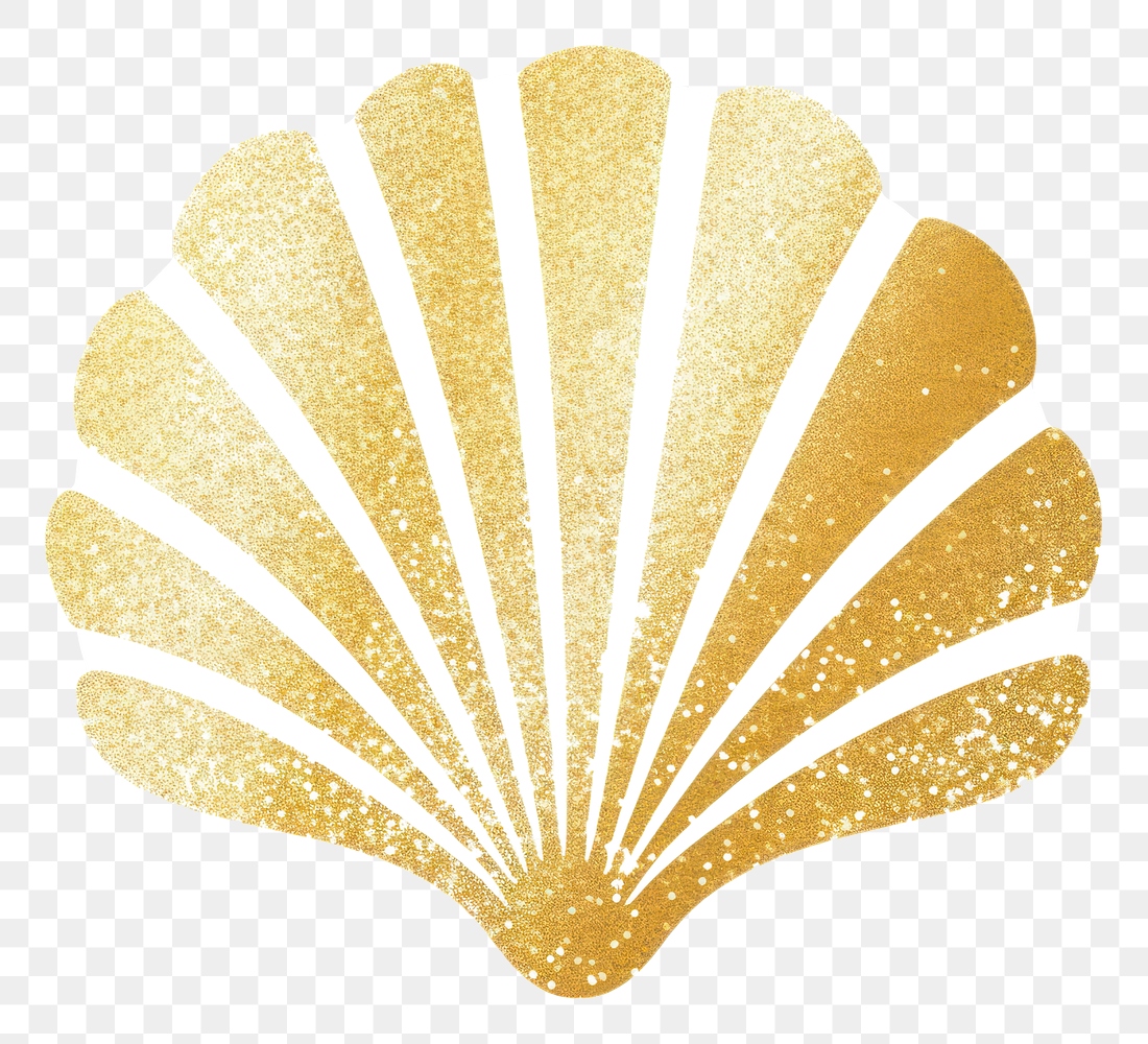 PNG Gold color sea shell | Premium PNG - rawpixel