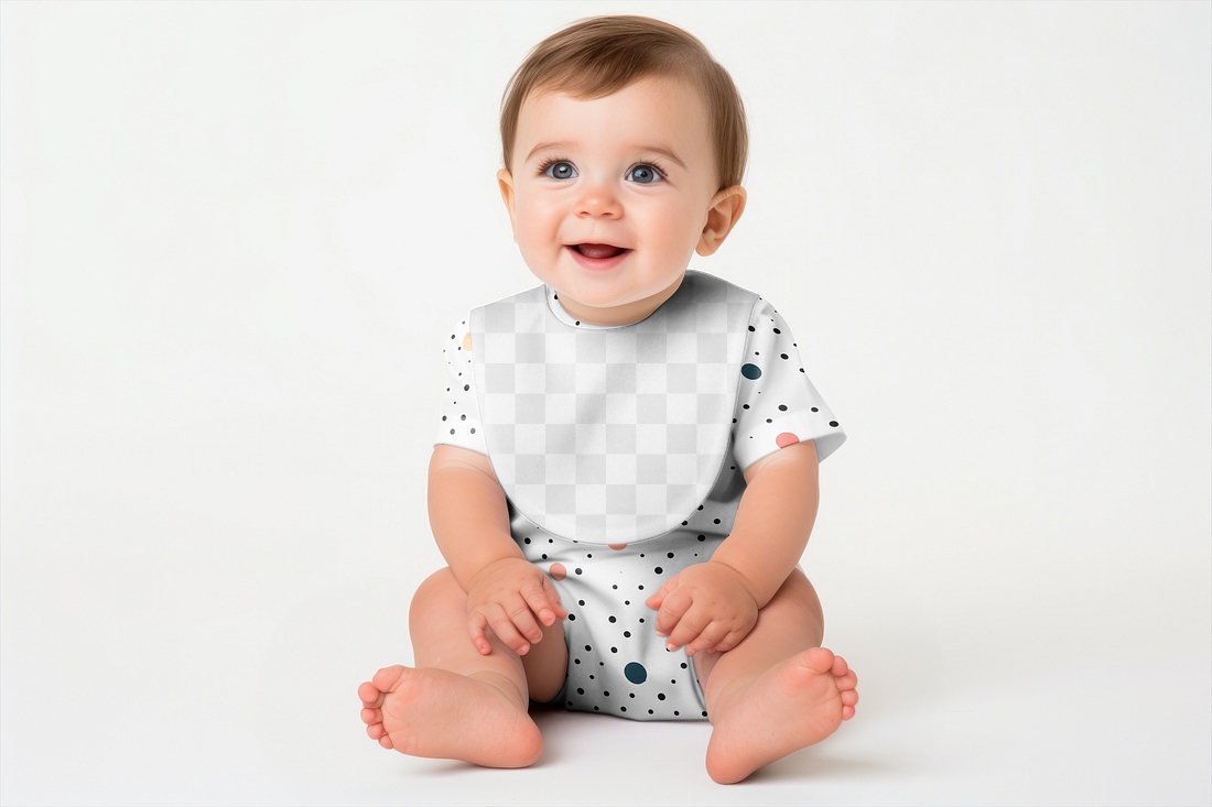 Baby bib png mockup, transparent | Premium PNG - rawpixel