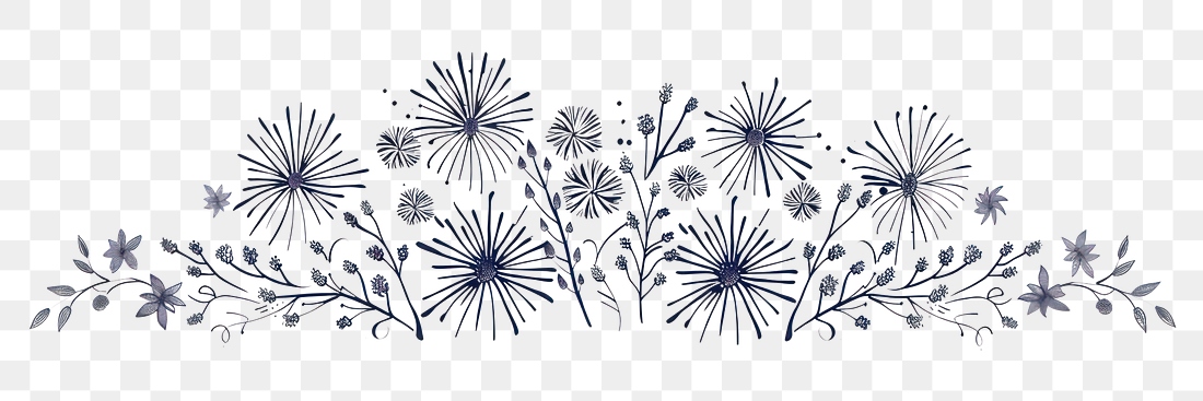 PNG Divider doodle boder fireworks | Premium PNG - rawpixel