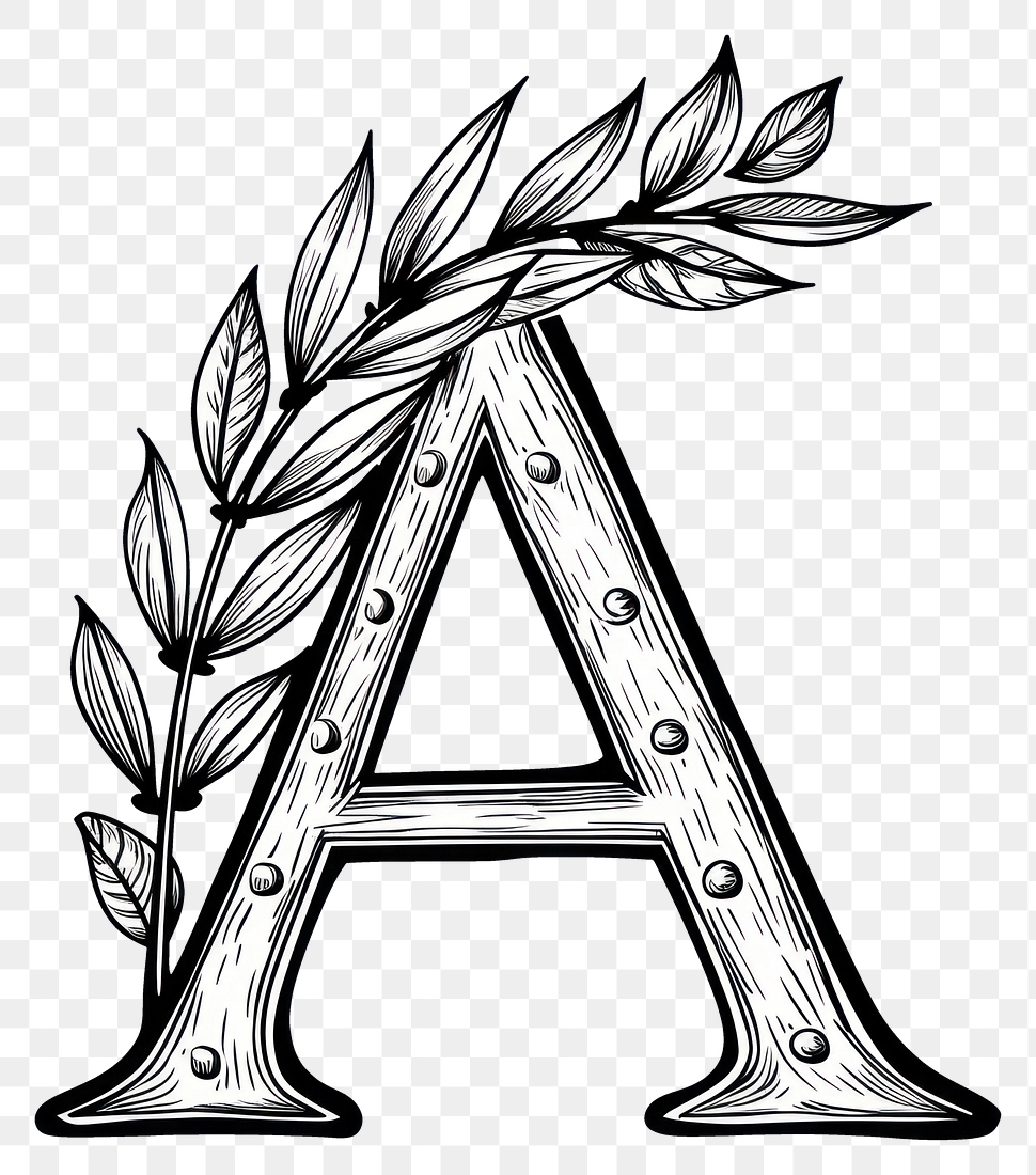PNG Simple line art letter | Premium PNG - rawpixel