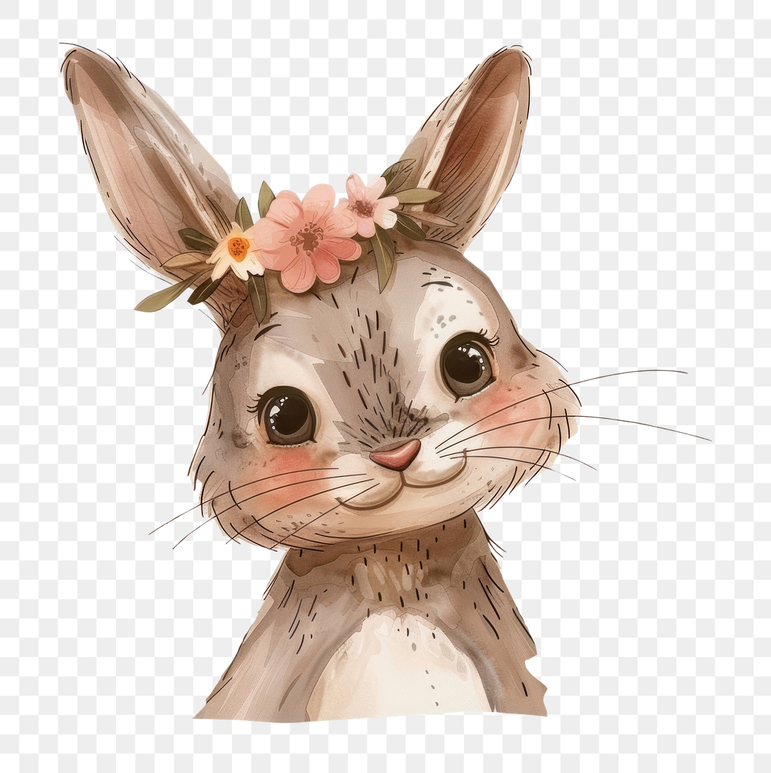 PNG Aesthetic Boho rabbit art | Premium PNG - rawpixel