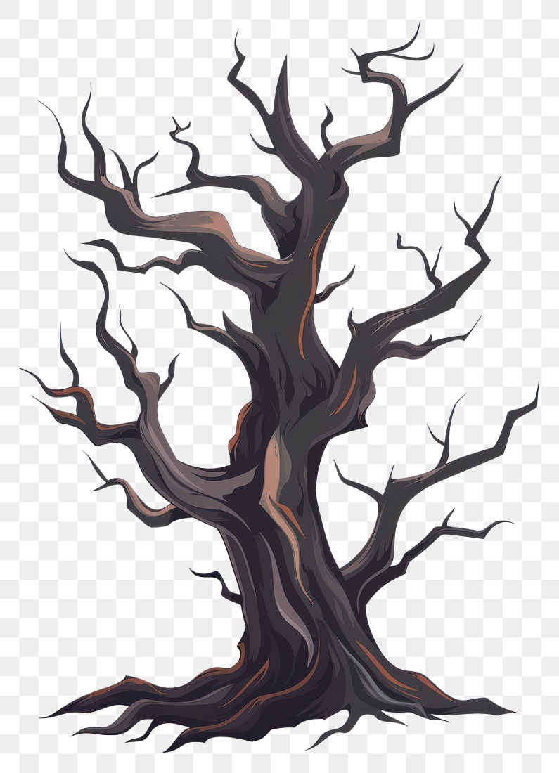 PNG Spooky tree drawing sketch | Free PNG - rawpixel