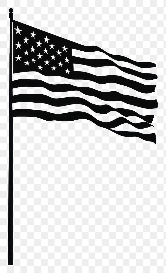 PNG Flag silhouette clip art | Premium PNG - rawpixel