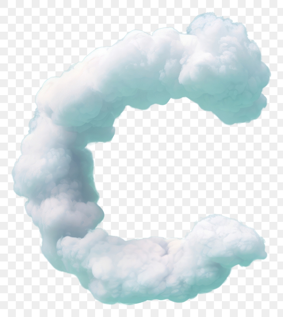 PNG Letter C cloud outdoors | Free PNG - rawpixel