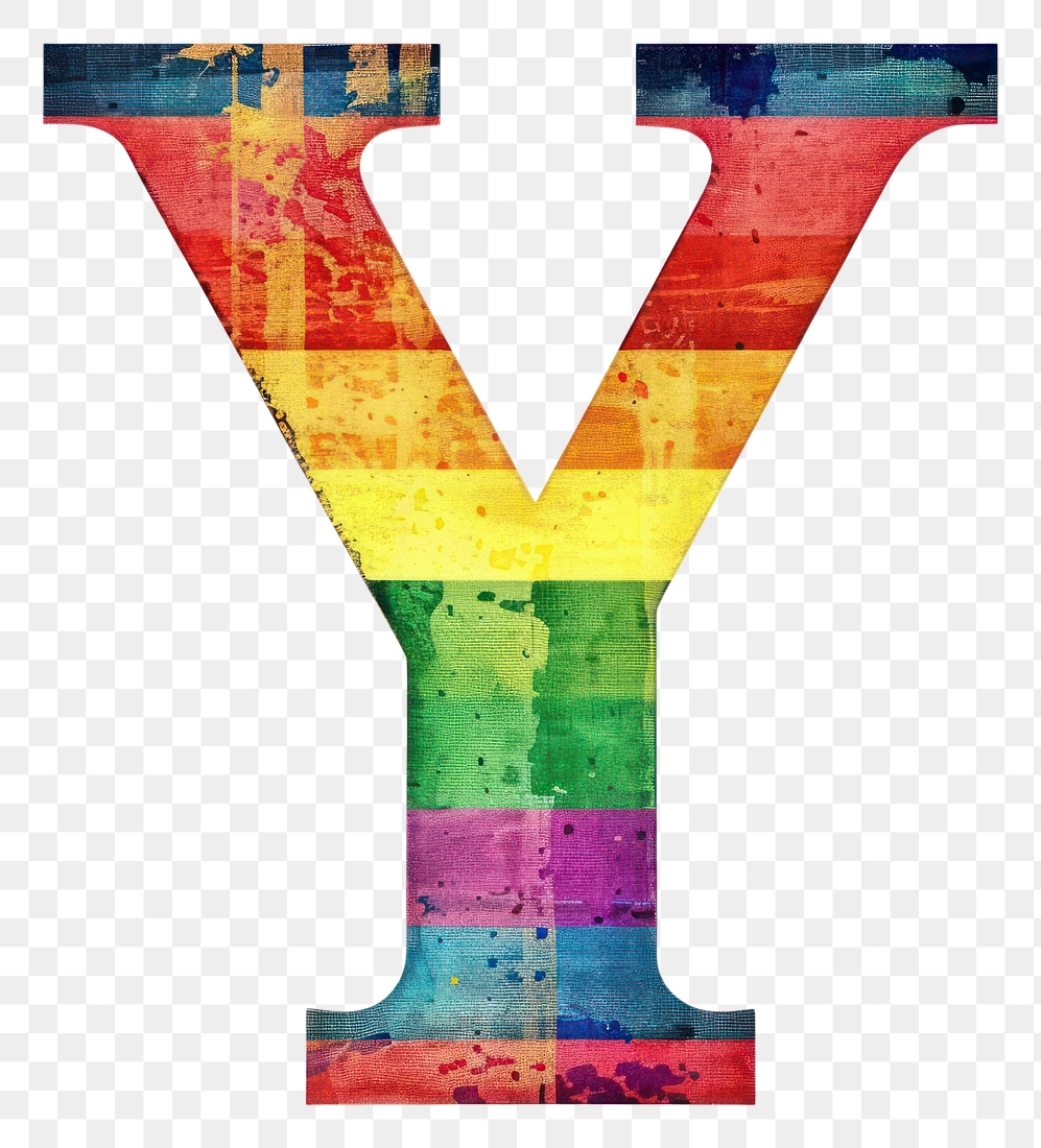 PNG Rainbow alphabet Y symbol | Premium PNG - rawpixel
