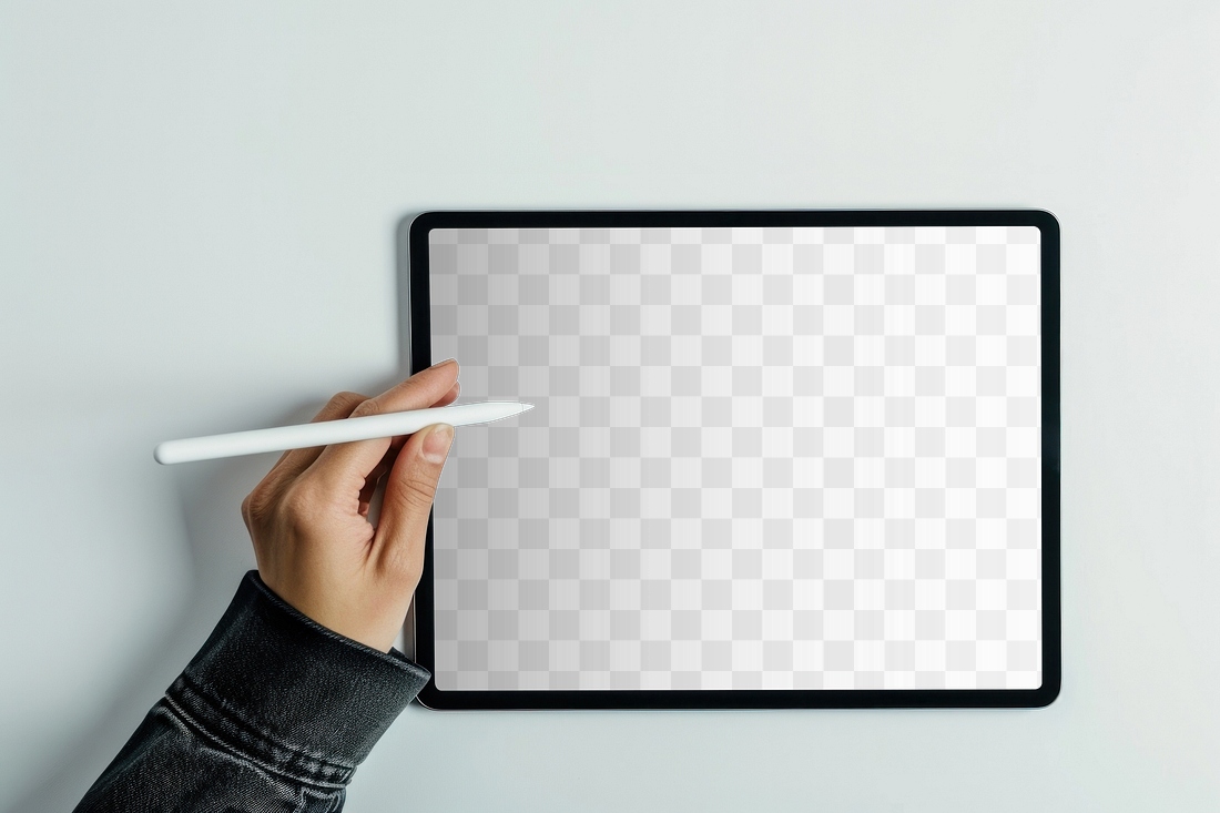 Tablet screen png mockup, transparent | Free PNG - rawpixel