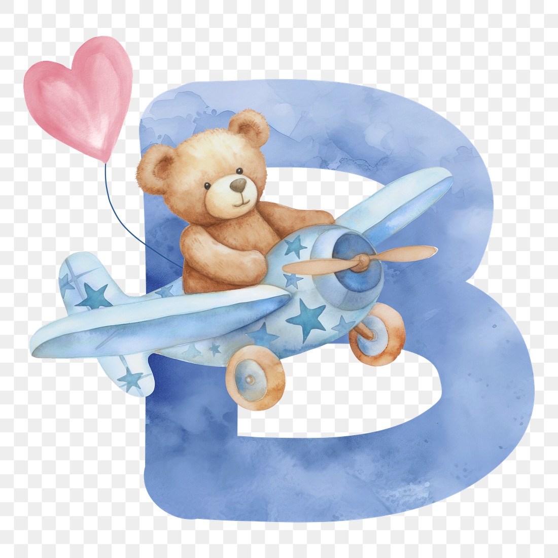 Letter B png blue watercolor | Premium PNG - rawpixel