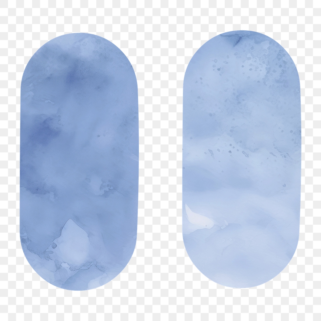 Quotation marks png blue watercolor | Free PNG - rawpixel