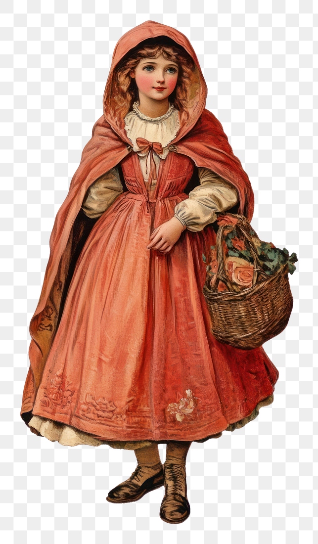PNG little red riding hood | Free PNG - rawpixel