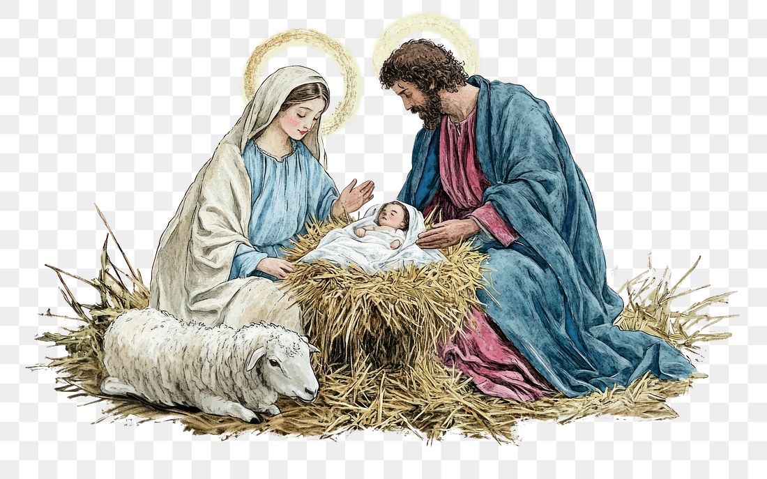 PNG Nativity scene sheep baby | Premium PNG - rawpixel