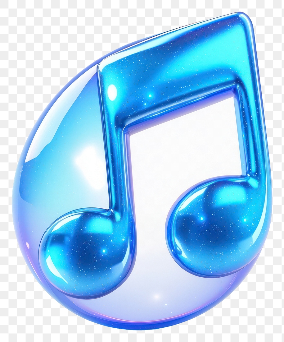 PNG Blue music icon shape | Free PNG - rawpixel