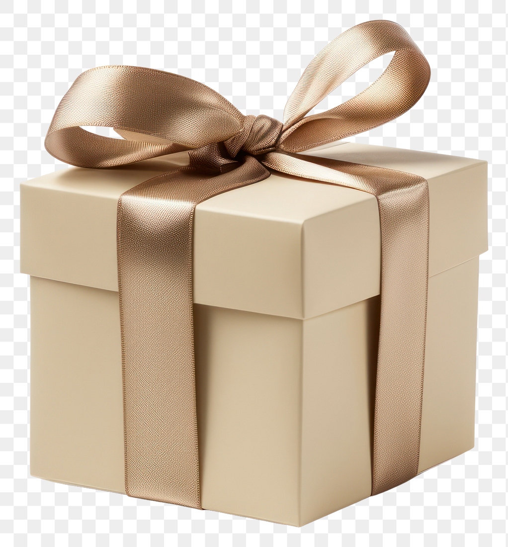 PNG Biege gift box ribbon | Free PNG - rawpixel