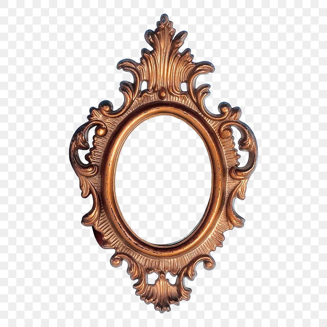 Vintage mirror png frame sticker | Free PNG - rawpixel