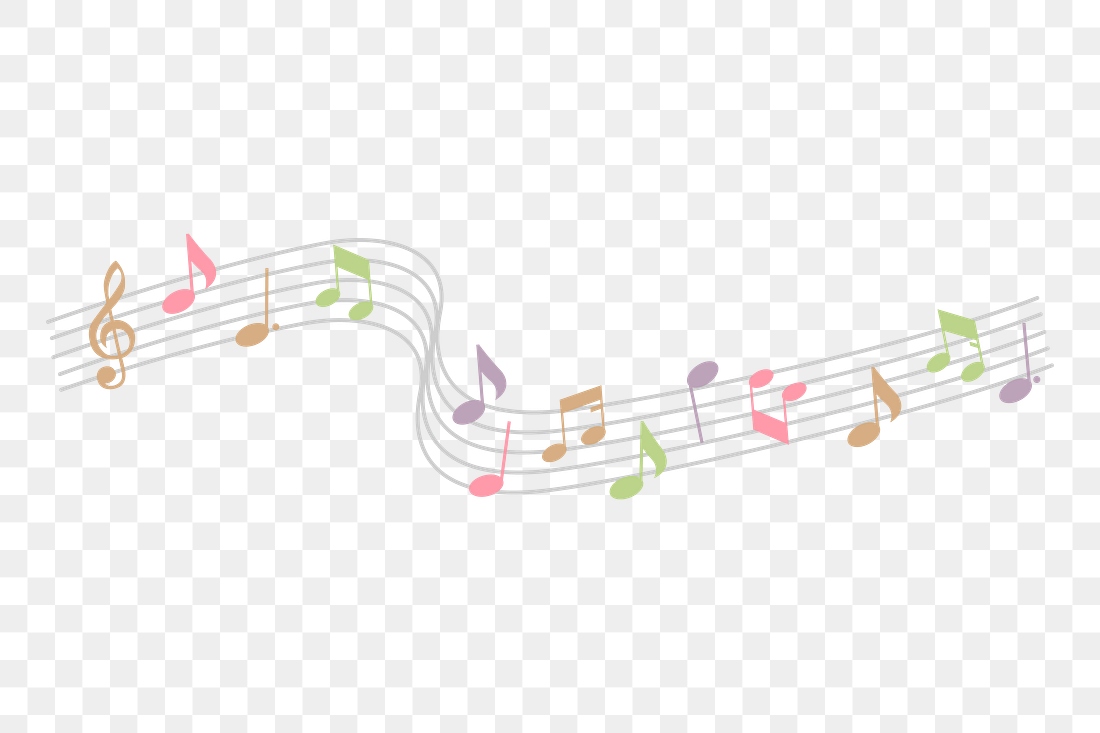 Music notes png sticker, colorful | Free PNG - rawpixel