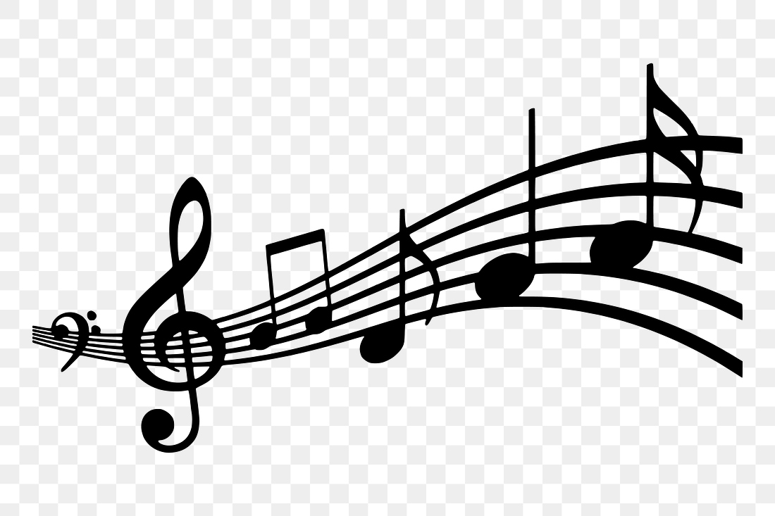 Music notes png sticker, black | Free PNG - rawpixel