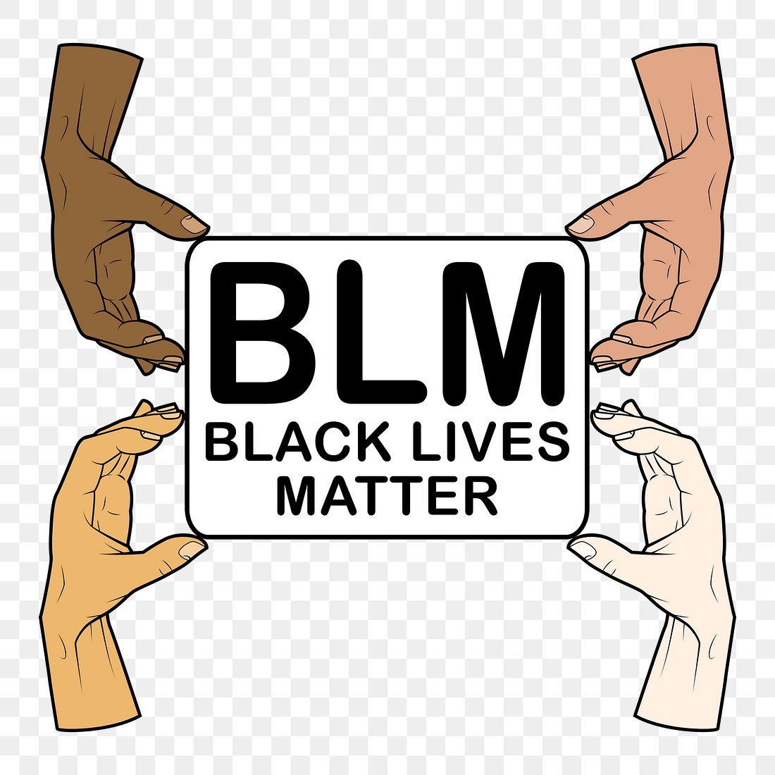 BLM typography png sticker, equal | Free PNG - rawpixel