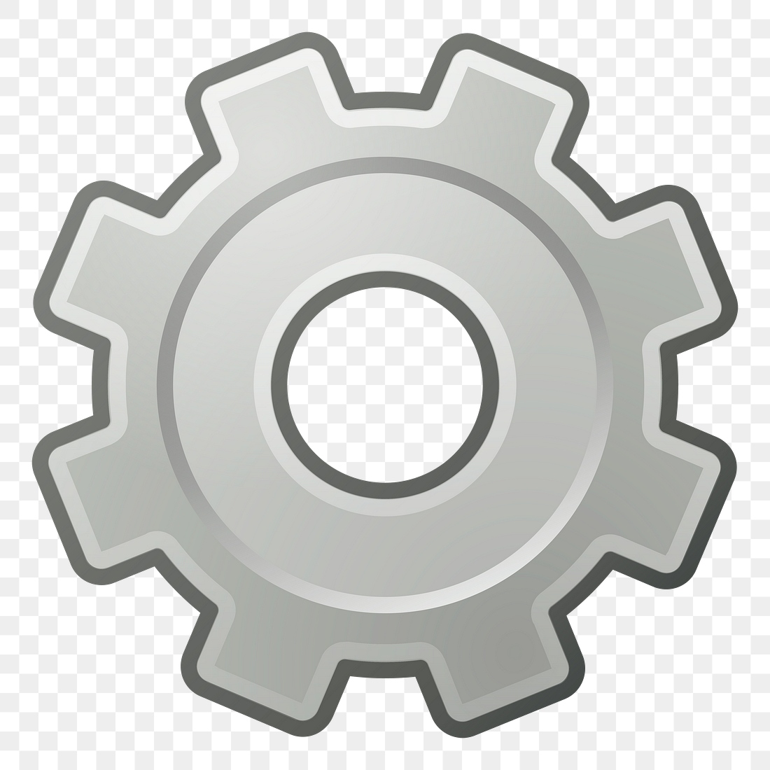 Settings icon png sticker illustration, | Free PNG - rawpixel