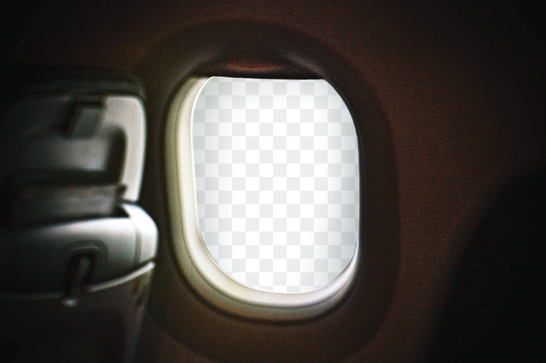 Plane window png frame, transparent | Premium PNG - rawpixel