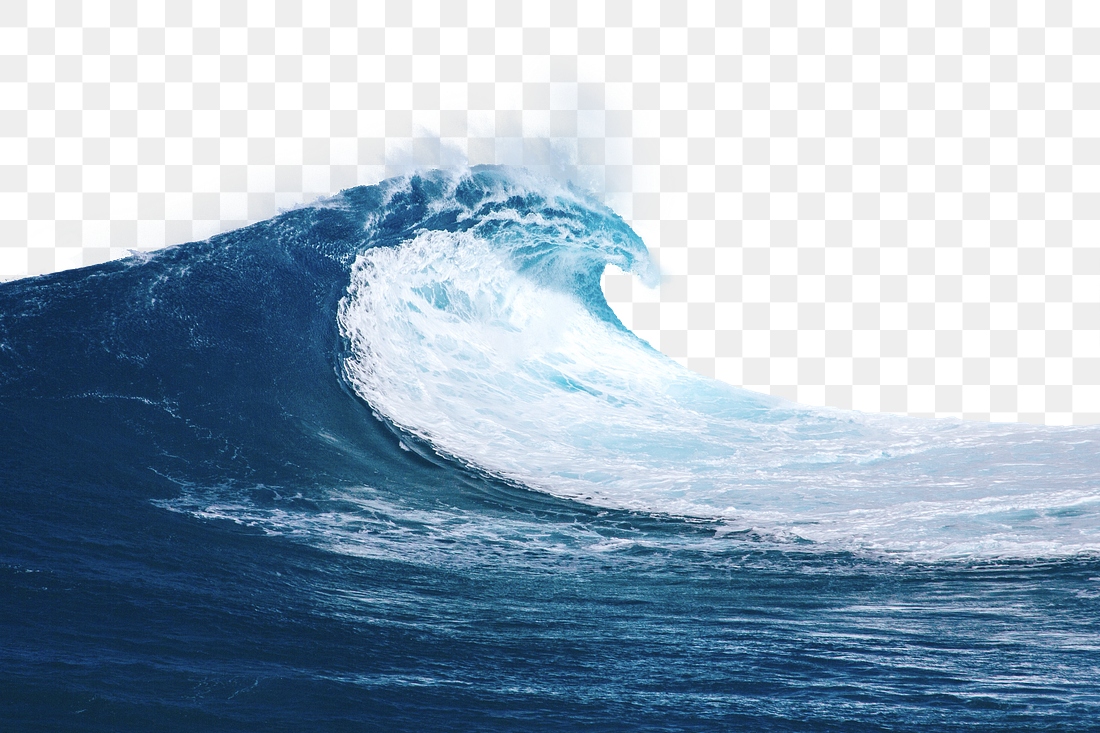 Ocean wave png border, transparent | Premium PNG - rawpixel
