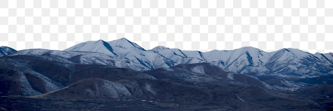 Snowy mountain png border, transparent | Free PNG - rawpixel
