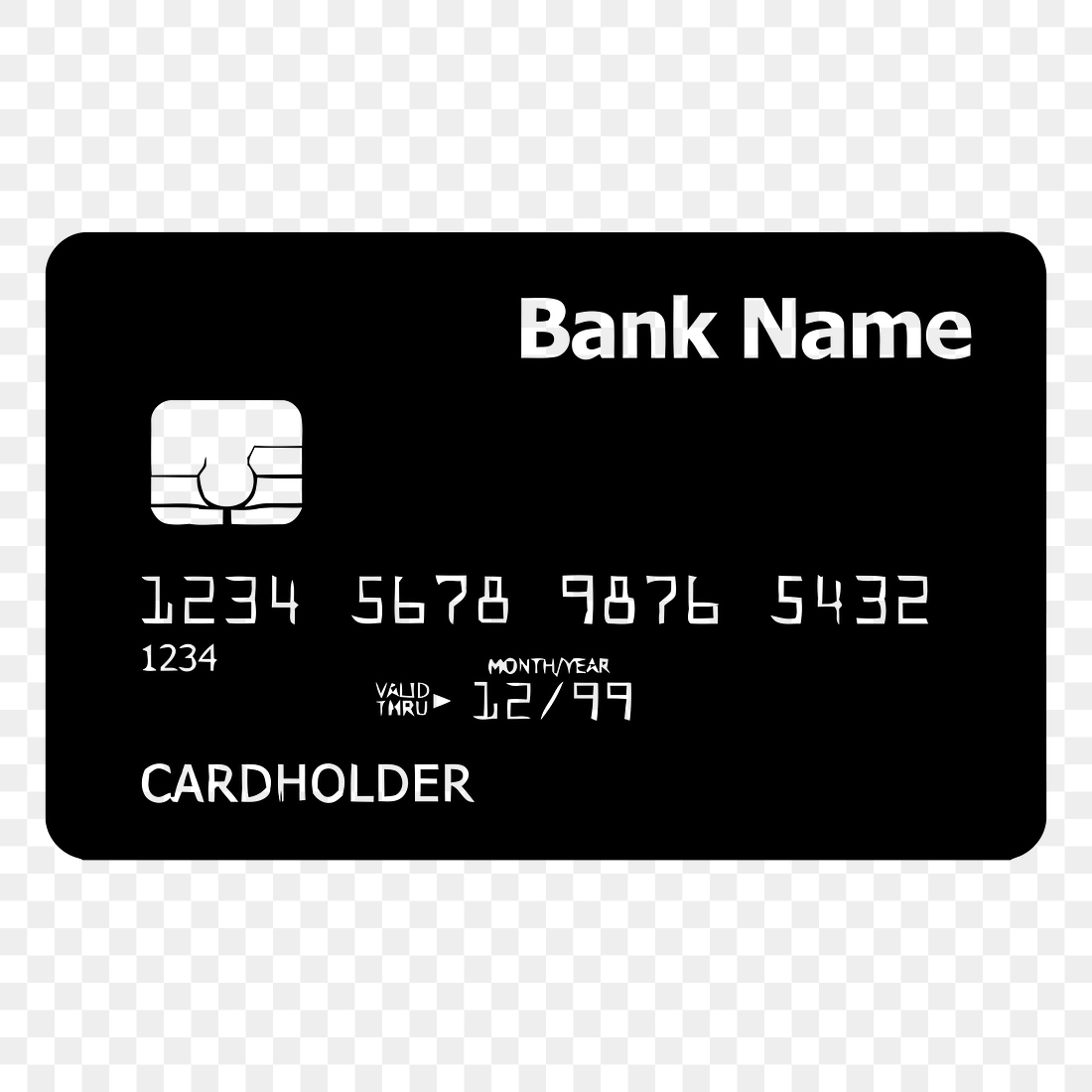 Credit card png sticker illustration, | Free PNG - rawpixel