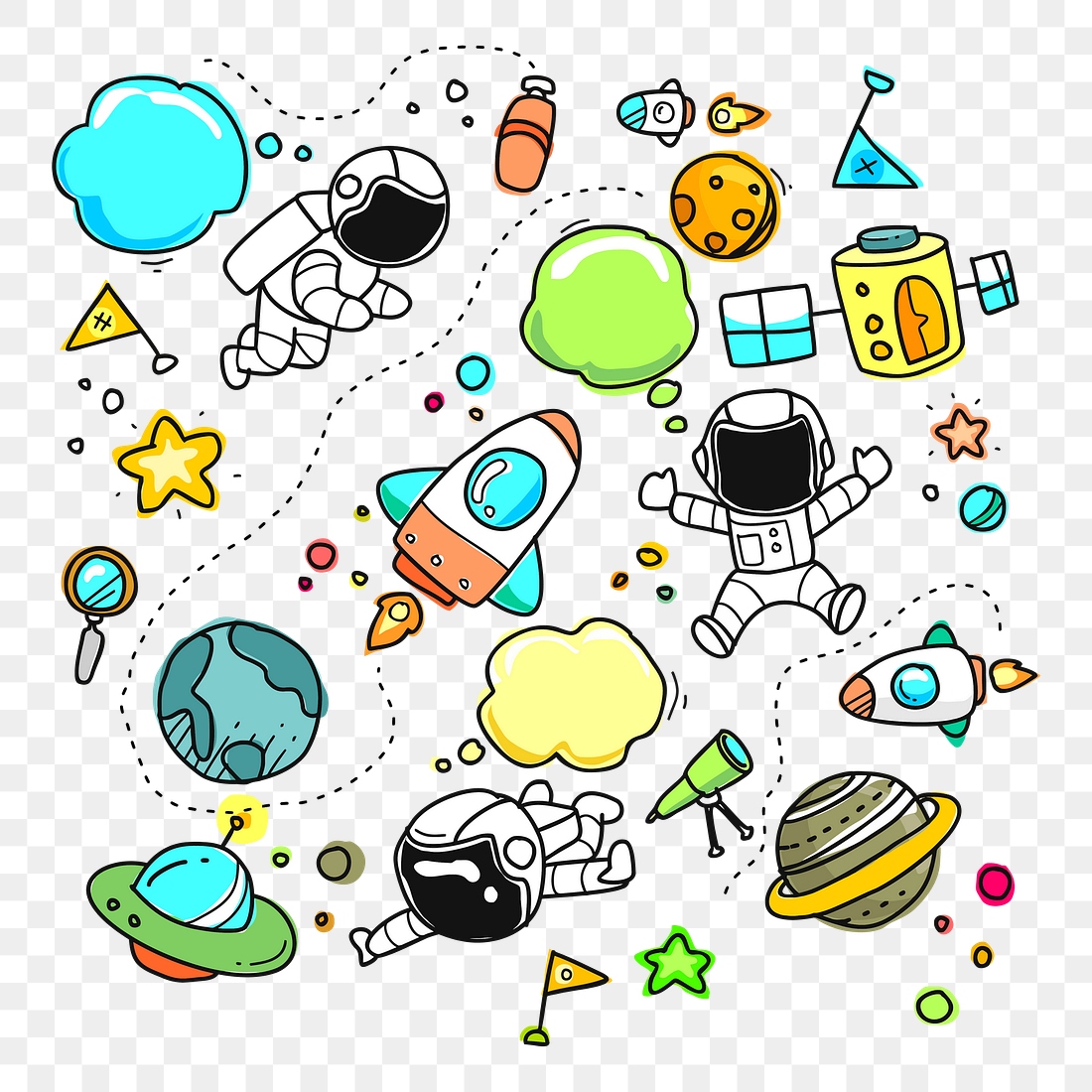Cartoon space png sticker, transparent | Free PNG - rawpixel