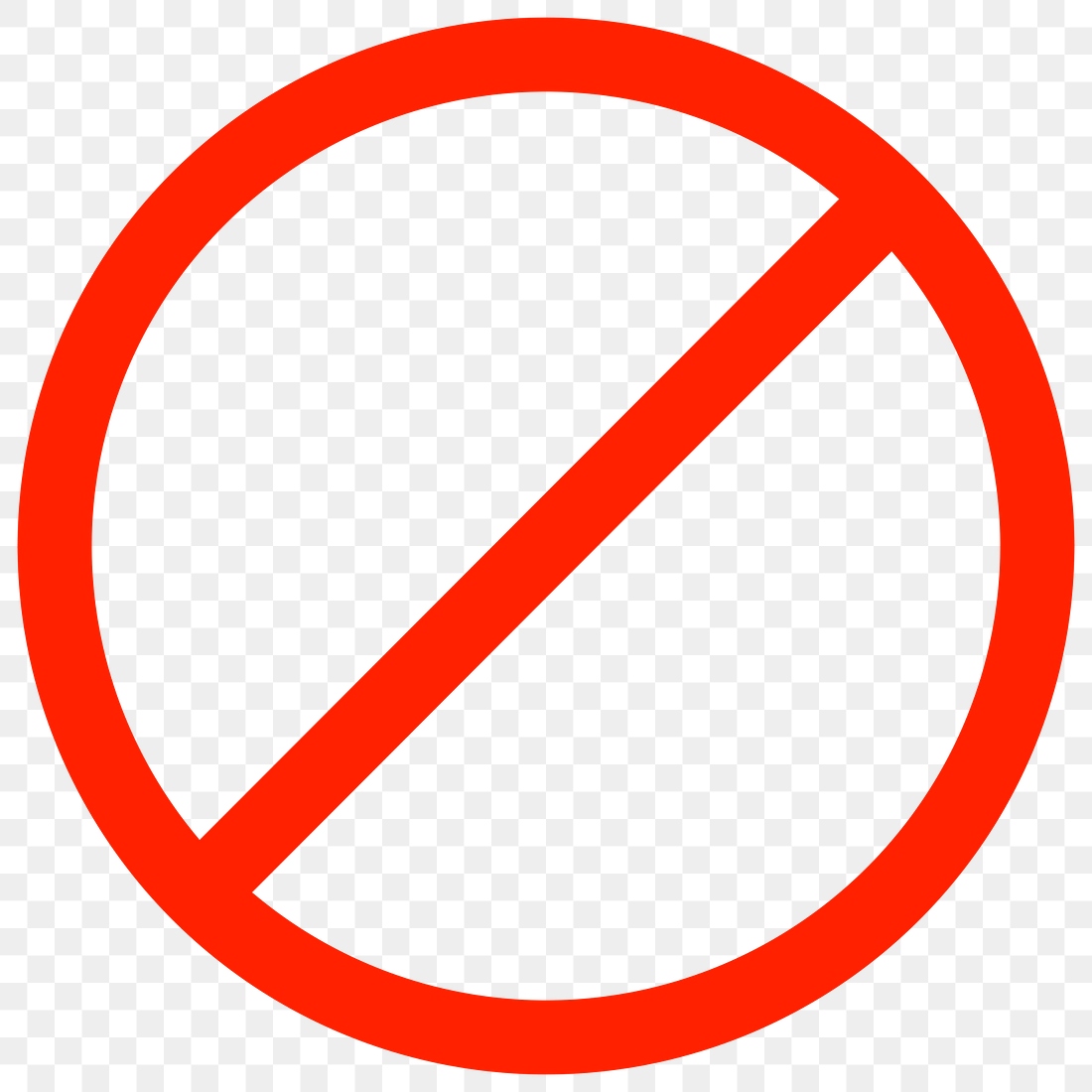 Ban sign png sticker symbol | Free PNG - rawpixel