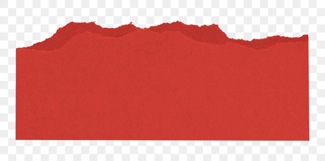Png red scrap paper sticker, | Premium PNG - rawpixel