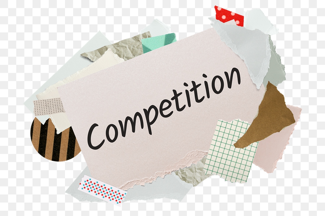 Competition png word sticker, aesthetic | Premium PNG - rawpixel